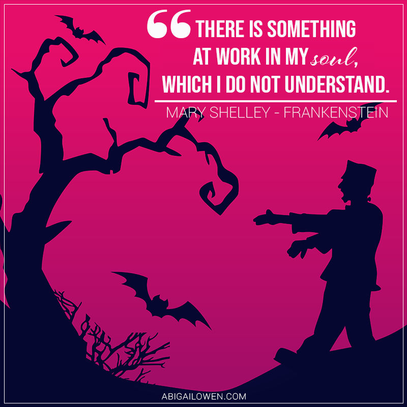 Halloween Monsters: Frankenstein’s Monster – Author Abigail Owen