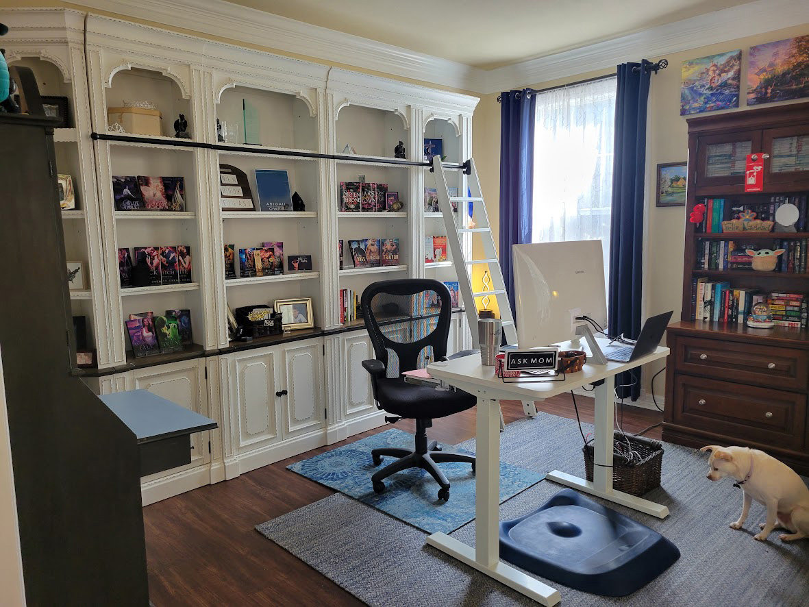 My Bookish Heart Loves My New Office Set Up – Author Abigail Owen