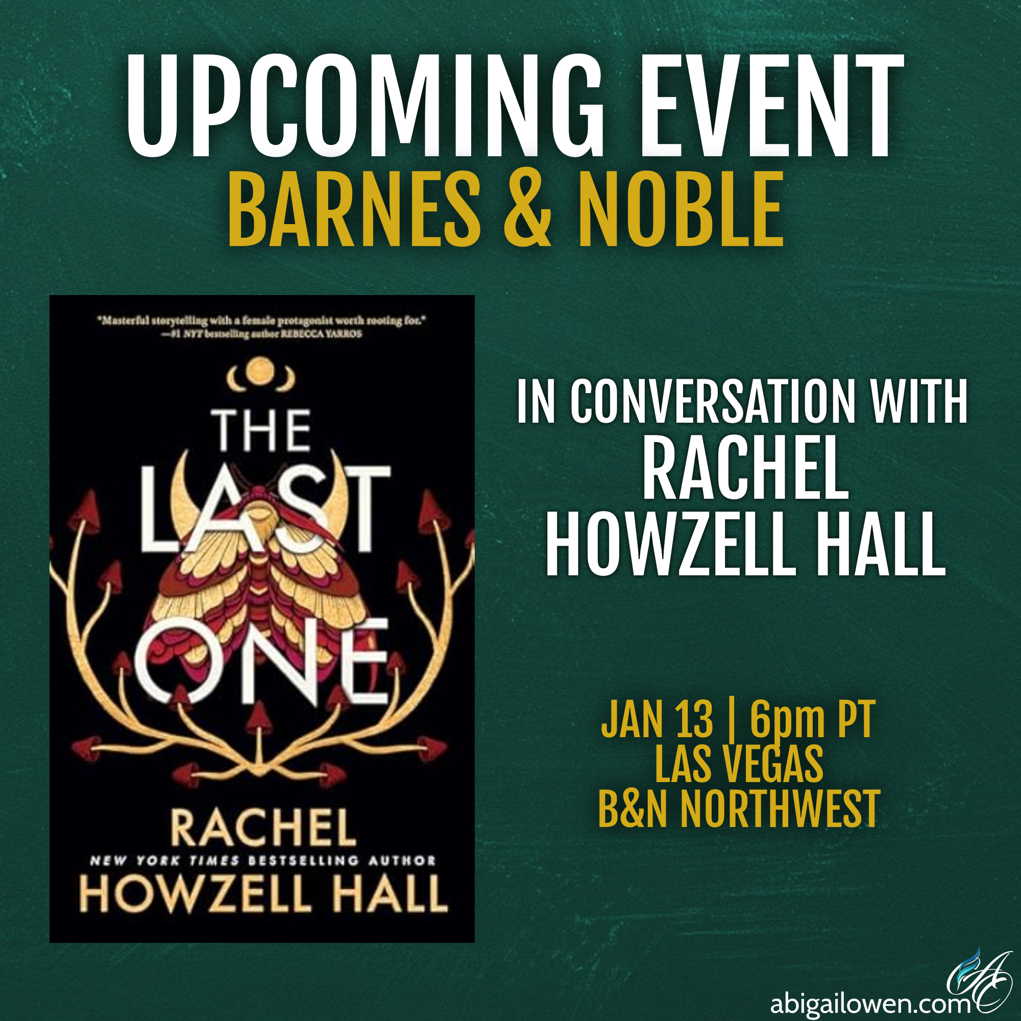 B&N Las Vegas Northwest with Rachel Howzell Hall – Author Abigail Owen