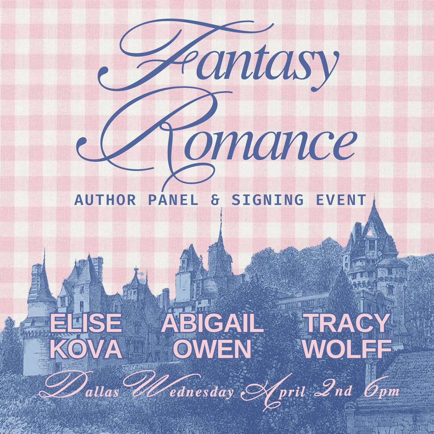 Blush Bookstore with Tracy Wolff & Elise Kova – Author Abigail Owen